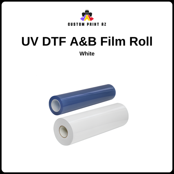 UV DTF A&B Film Roll - White 24” x 325' for Printing – Custom Print AZ