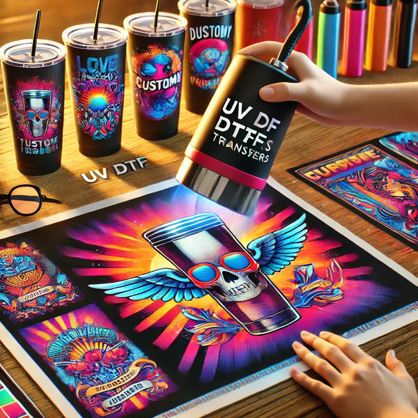 UV DTF Transfers for Tumblers - Custom, Durable Designs